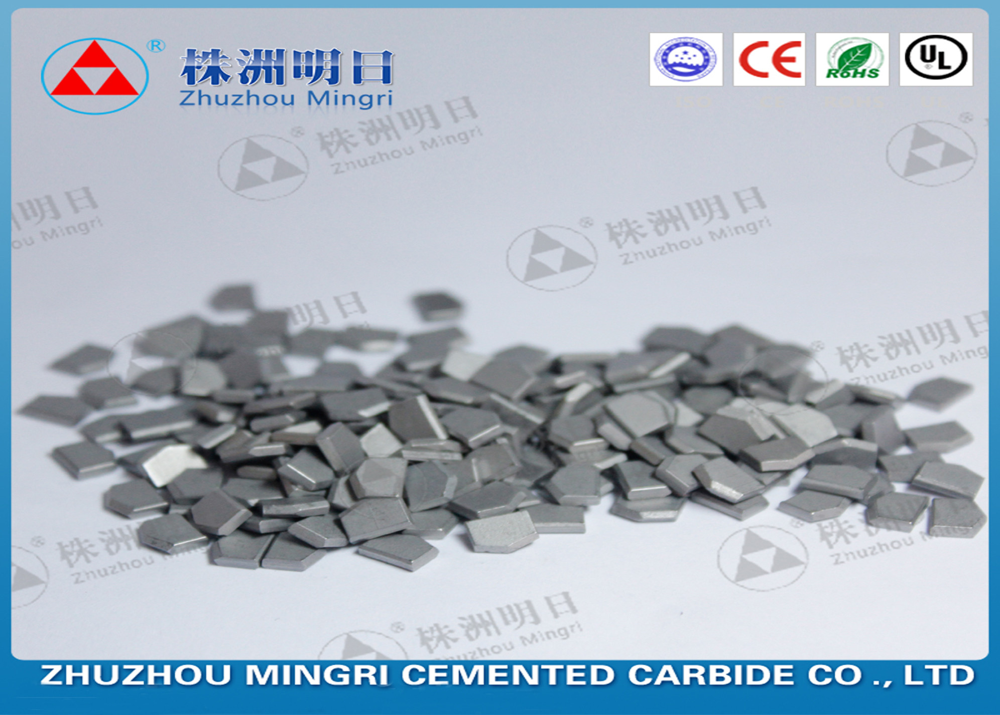 Mining And Oil Field Drill Tips Made Of Cemented Carbide Strong Bending ...