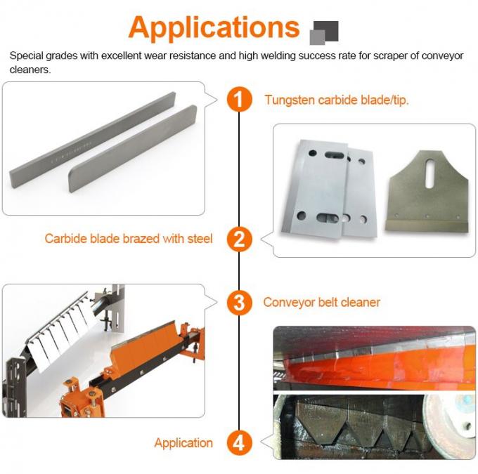Tungsten Carbide Scraper Tips , Machinist Scraper Metal Milling Machine ...