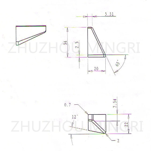 Tunnel Boring Machine Tbm Shield Cutter Blade