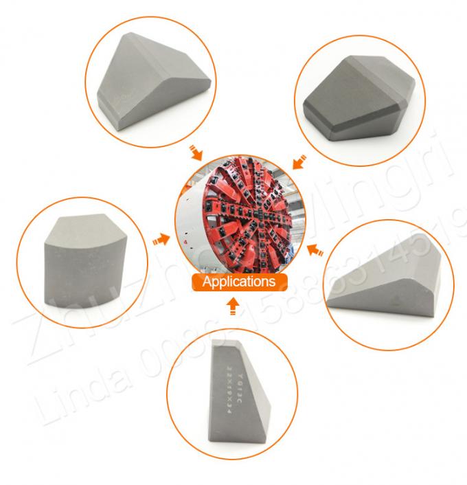 Cemented Tungsten Carbide TBM Metal Disc Cutter For TBM Tunnel Boring ...