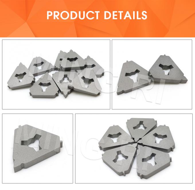 Triangle Small Plate Tungsten Carbide Scraper Blade For Clean Dirty ...