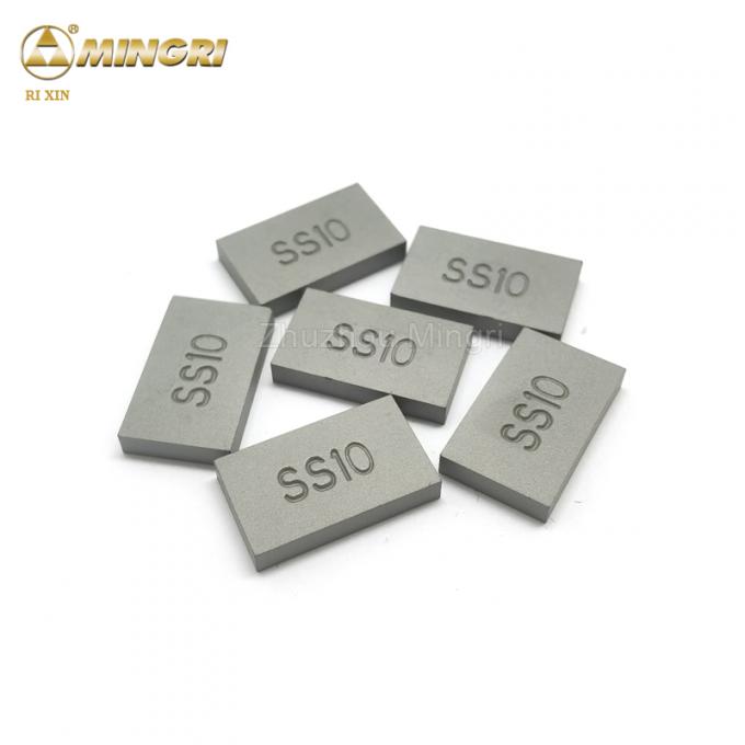 SS10 Tungsten Cemented Carbide Brazing Tips nickel coating